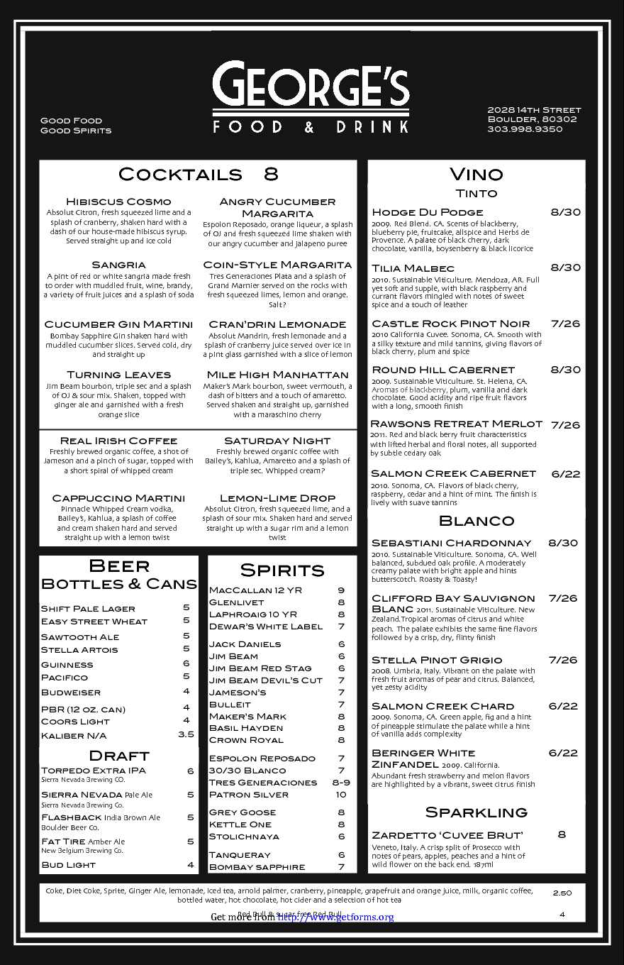 Carryout Takeout Menu 1 Download Menu Template For Free PDF Or Word
