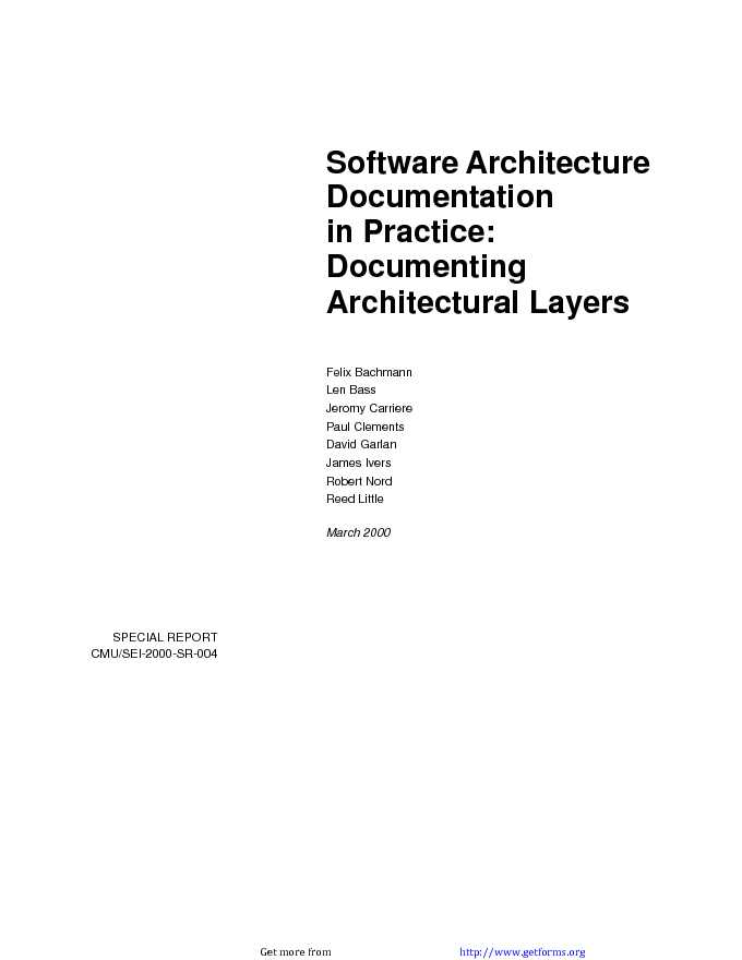 Software Architecture Document 1 Download Design Template For Free
